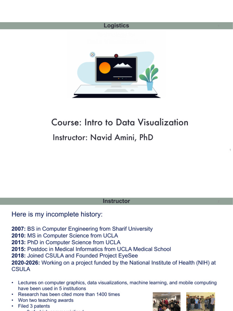 Data Visualization Course Overview | PDF | Data | Data Analysis