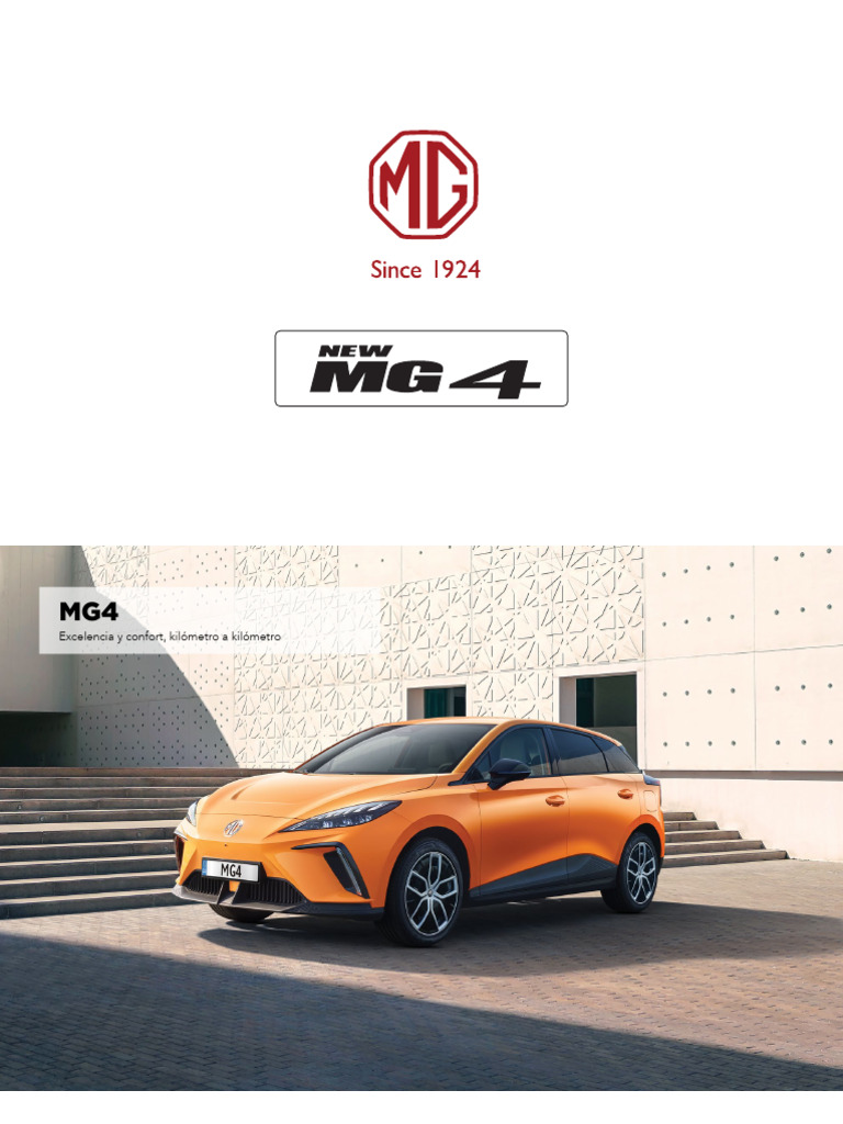 MG 4 Ev 2024 CR | PDF | Vehículo de motor | Carros deportivos