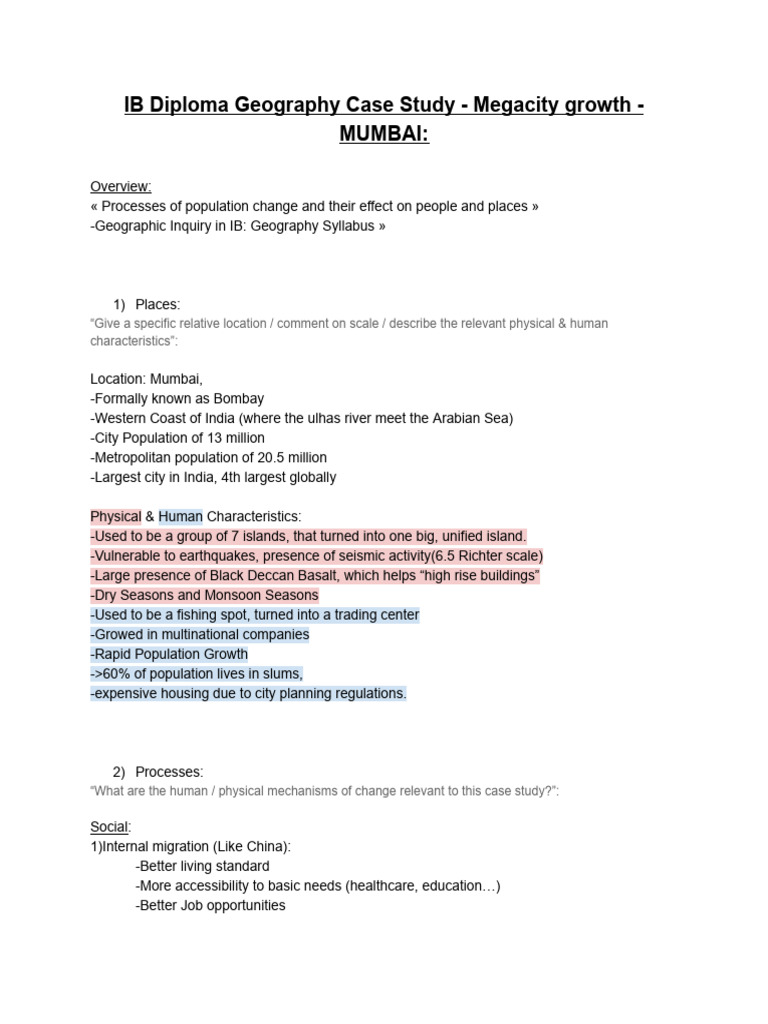Case Study - Mumbai Hector | PDF | Mumbai | Transport