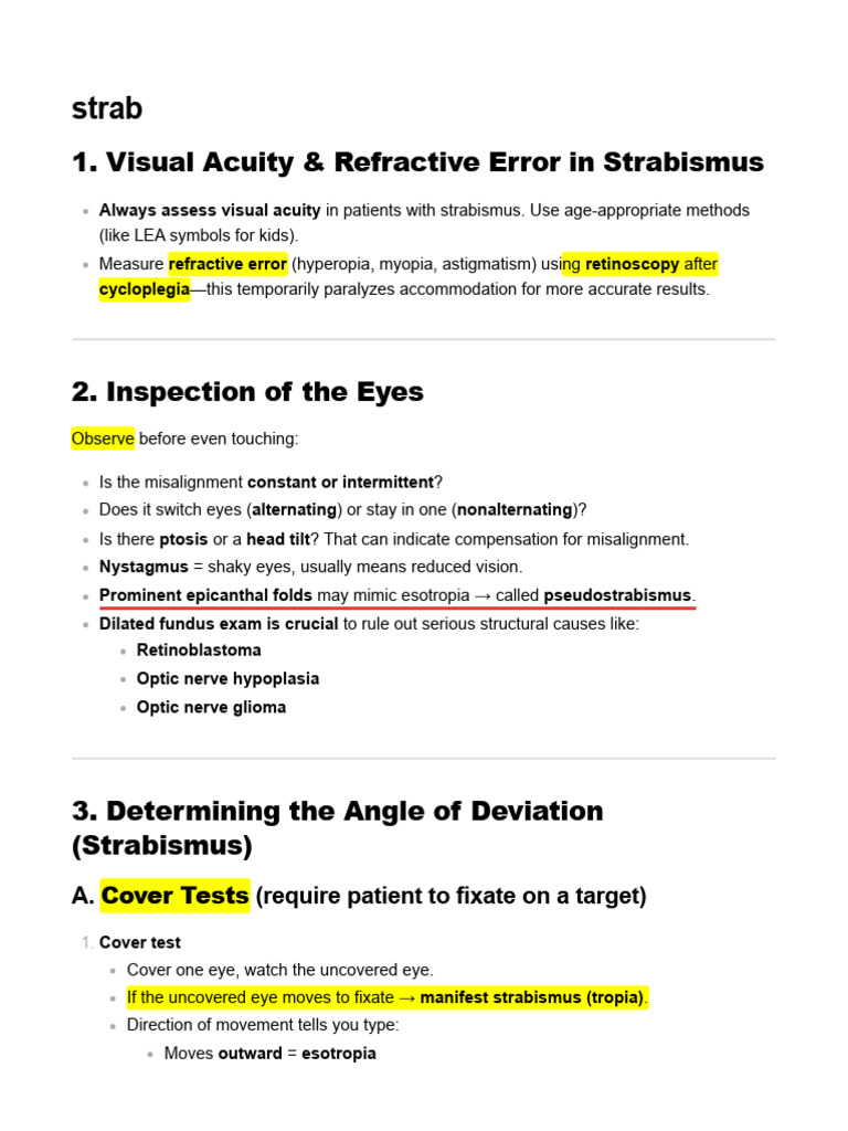 strab | PDF | Eye | Vision