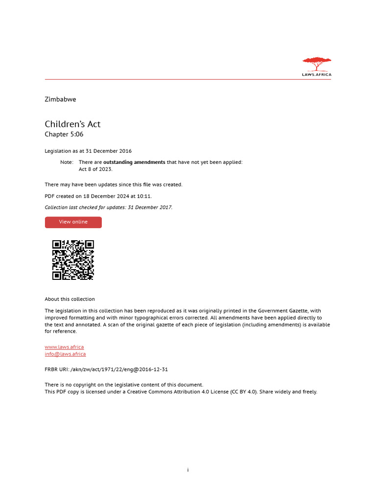 Childrens Act | PDF | Prosecutor | Justice