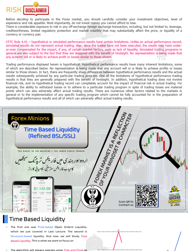 03- Time Based Liquidity | PDF | Foreign Exchange Market | Financial Risk