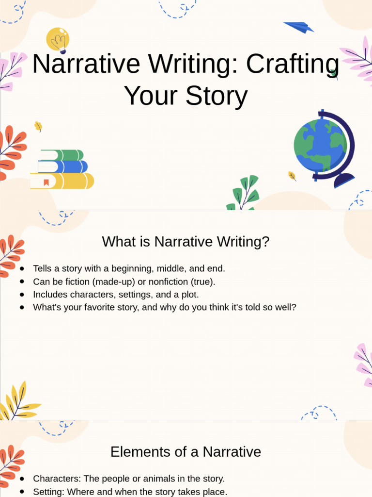 PPT Narrative Writing | PDF | Narration | Plot (Narrative)