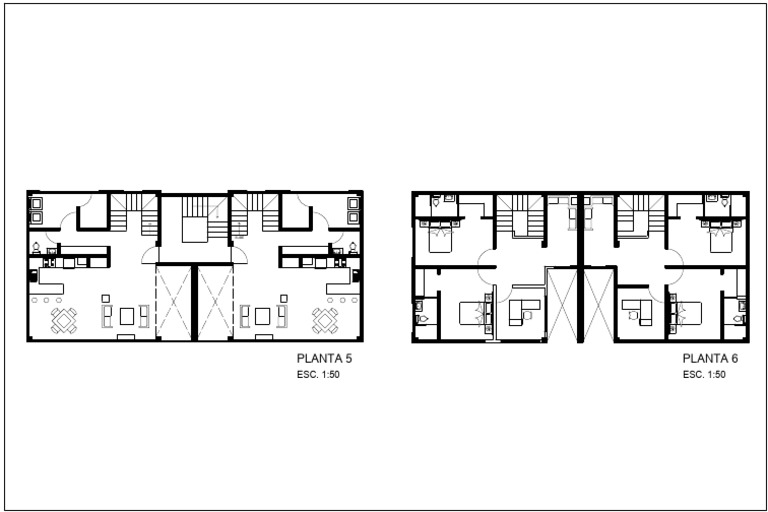 Planta 5 Planta 6: ESC. 1:50 ESC. 1:50 | PDF