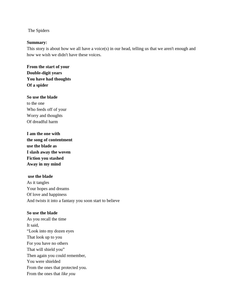 Speech Poetry | PDF