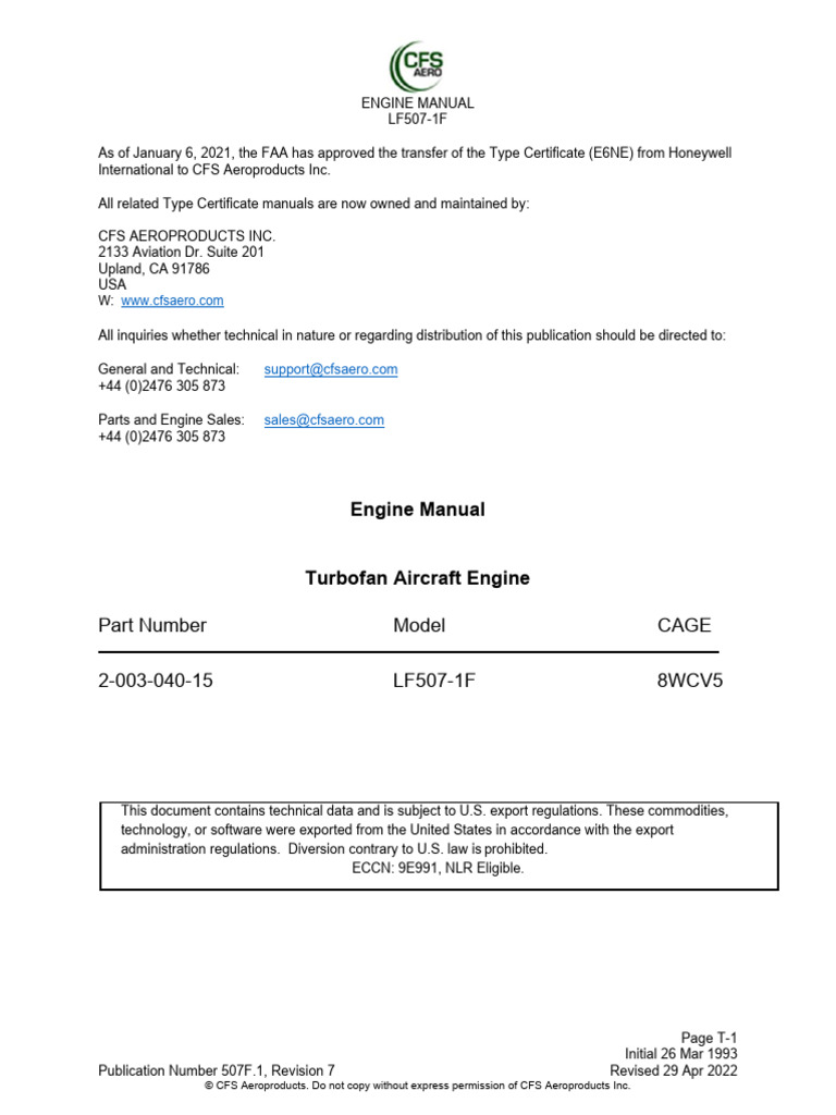 Emm Engine Lf507 1f r7 | PDF | Damages | License