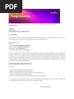 Accenture Offer Letter Sample | PDF