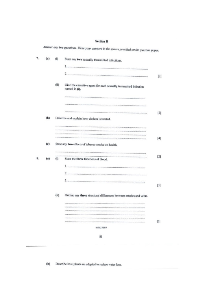 Combined Science Test 1 | PDF