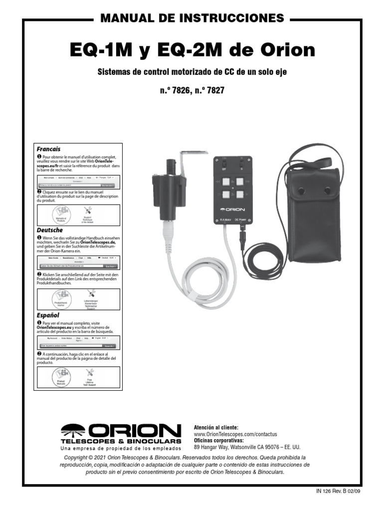 Manual Motor Drive Eq1 y Eq2 Es | PDF | Tornillo | Engranaje