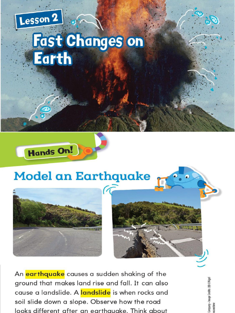 Grade 2 Science Unit 4 Lesson 2 Fast Changes | PDF
