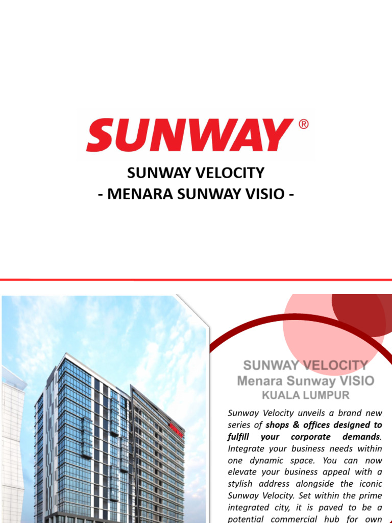Menara Sunway VISIO - Office Space Marketing Kit | PDF