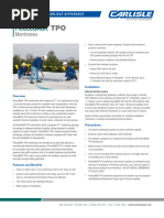 TPO Roofing System Specifications | PDF | Roof | Adhesive