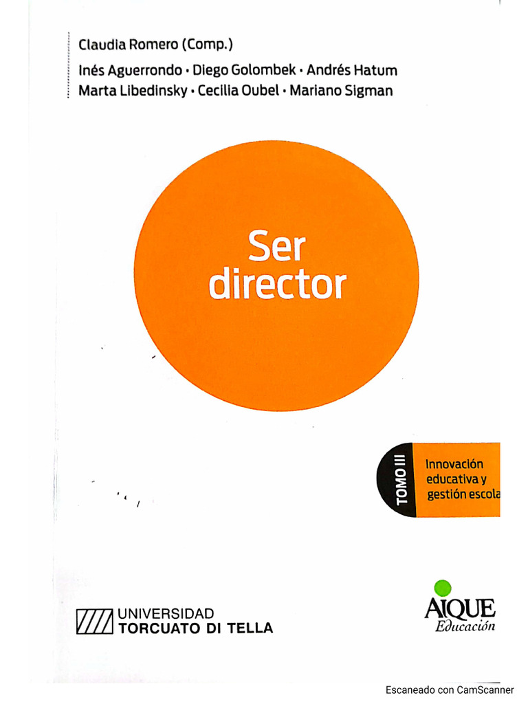 Ser Director. Claudia Romero Tomo III | PDF