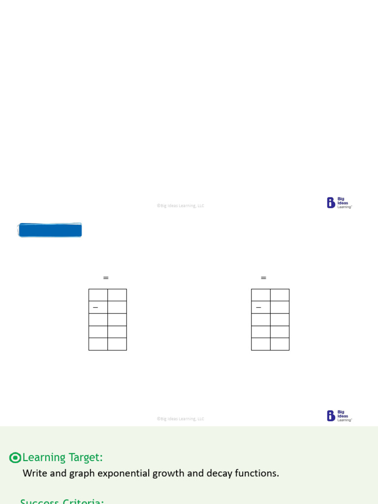 Algebra 2 Lesson 6.1 | PDF | Exponential Function | Interest