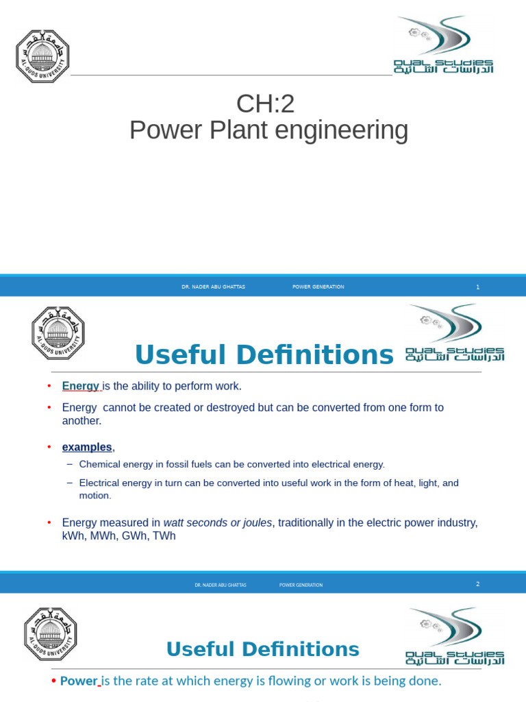 CH2 Power Plant Engineering | PDF | Alternating Current | Electricity Generation