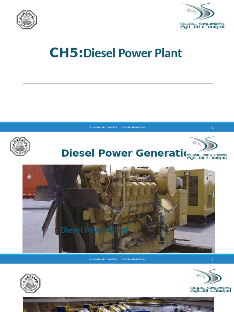 Diesel Power Plant Overview and Systems | PDF | Diesel Engine | Power ...