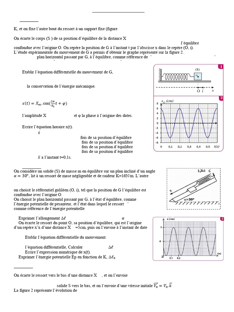Pendules - 2 - Copie | PDF | Pendule (physique) | Moment d'une force