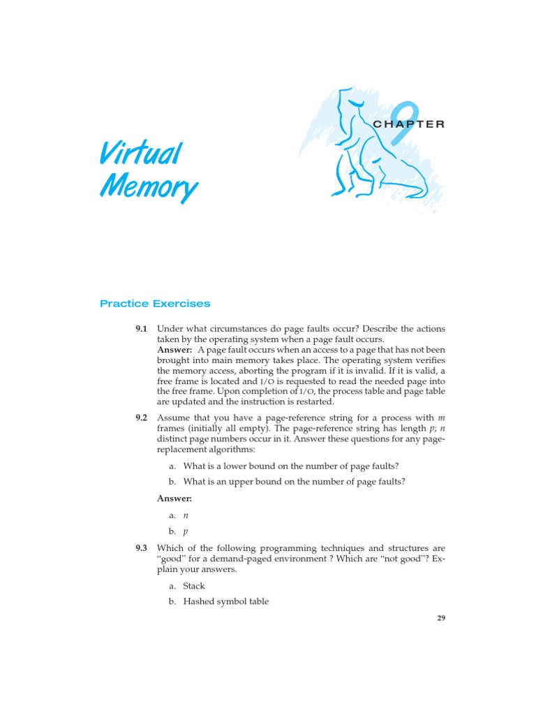 Operating System Exercises - Chapter 9 Sol | PDF | Computer Data ...