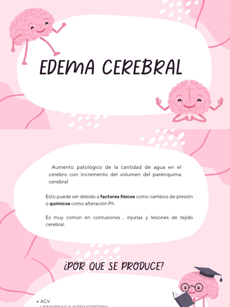 Diagnóstico y Tratamiento del Edema Cerebral | PDF | Cerebro ...