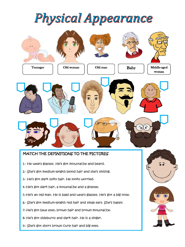 Physical Appearance Pictures | PDF