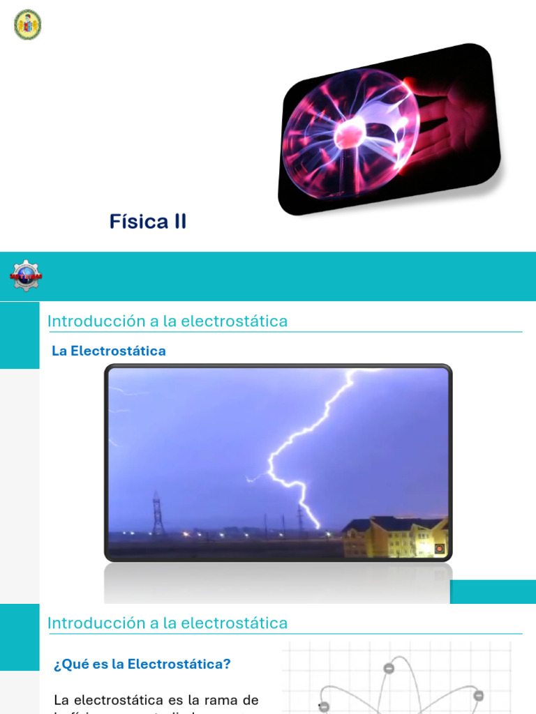 Sesion1 Introduccion - Electrostatica | PDF