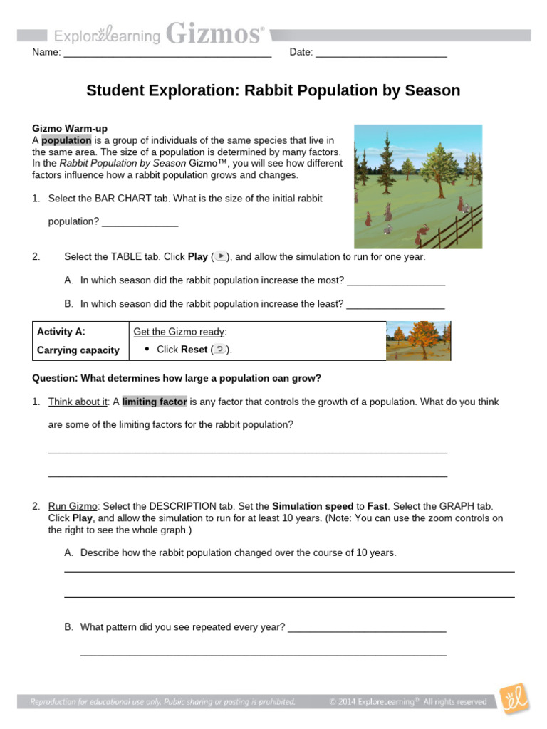 Rabbit Population Dynamics and Factors | PDF