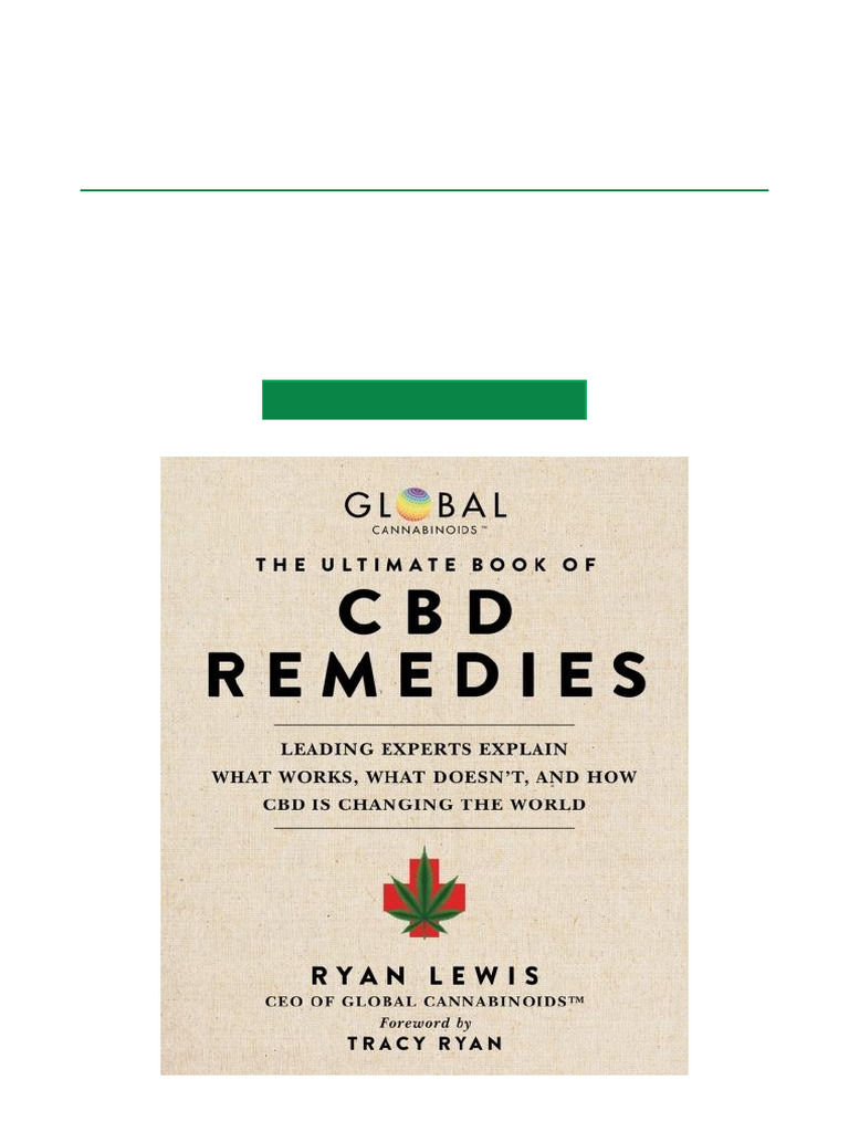 The Ultimate Book of CBD Remedies Leading Experts Explain What Works ...
