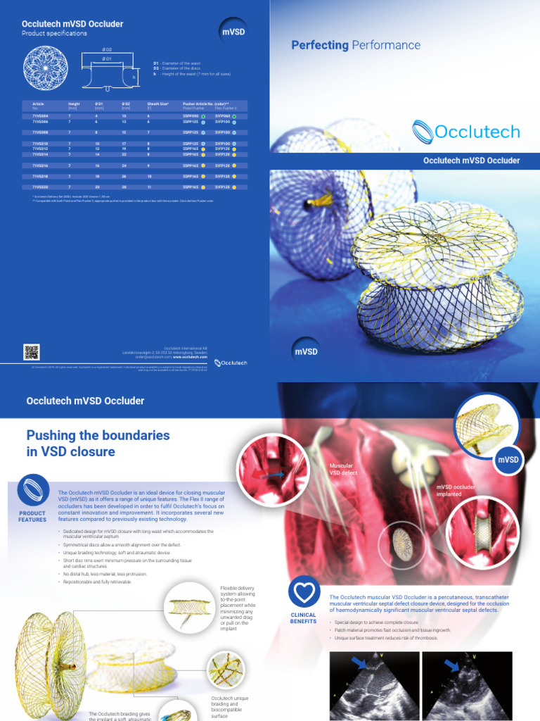 P17F06.018.02 - Occlutech MVSD BR | PDF | Internal Medicine | Clinical ...