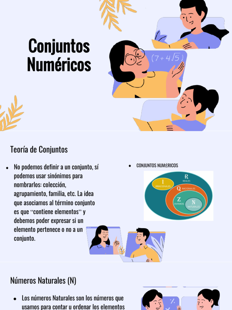Conjuntos Numéricos y Operaciones Matemáticas | PDF | División ...