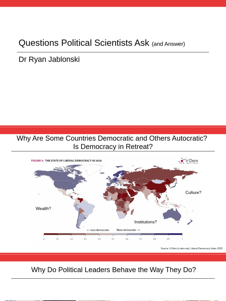 Introduction To Political Science Unit D Lectures | PDF | Democracy ...