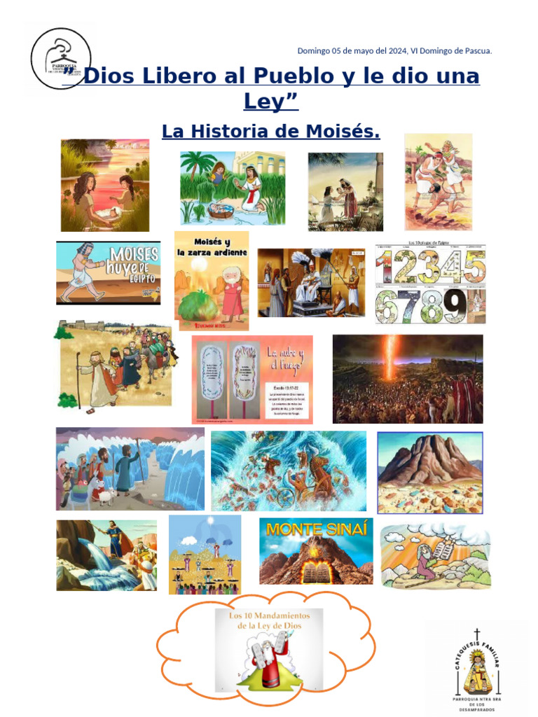4 A.T. Dios Libero Al Pueblo y Le Dio Una Ley, Moises | PDF