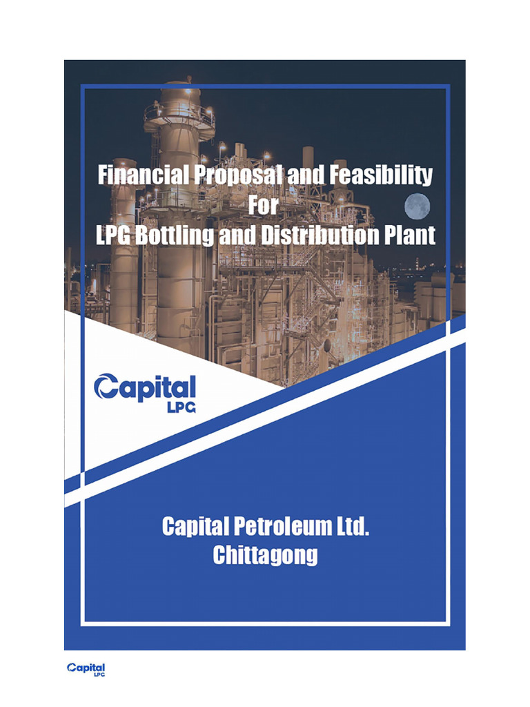 Feasibility Study Report Capital Petroleum Ltd. | PDF | Propane | Liquefied Petroleum Gas