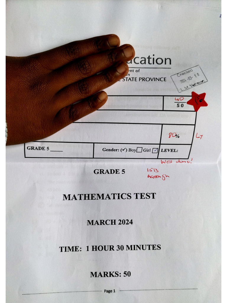 Mathematics Grade5 | PDF
