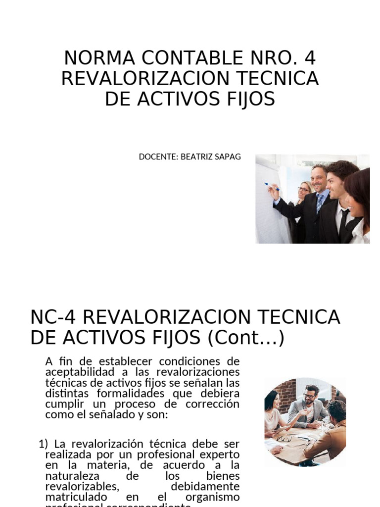 NC 4 | PDF | Contabilidad | Inflación