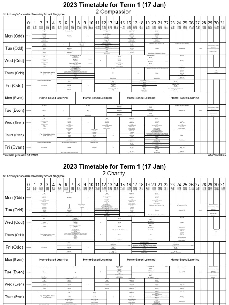 2023 Term 1 TT - Sec 2 - 18 Jan | PDF