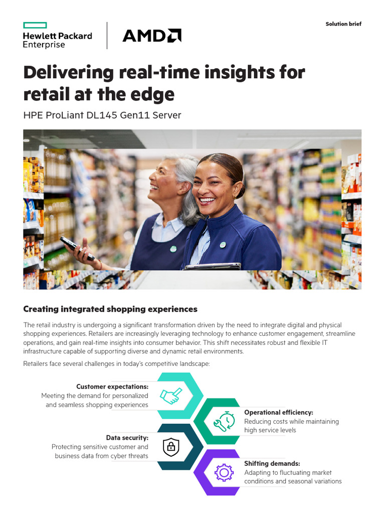 Delivering Real-Time Insights For Retail at The Edge - HPE ProLiant ...