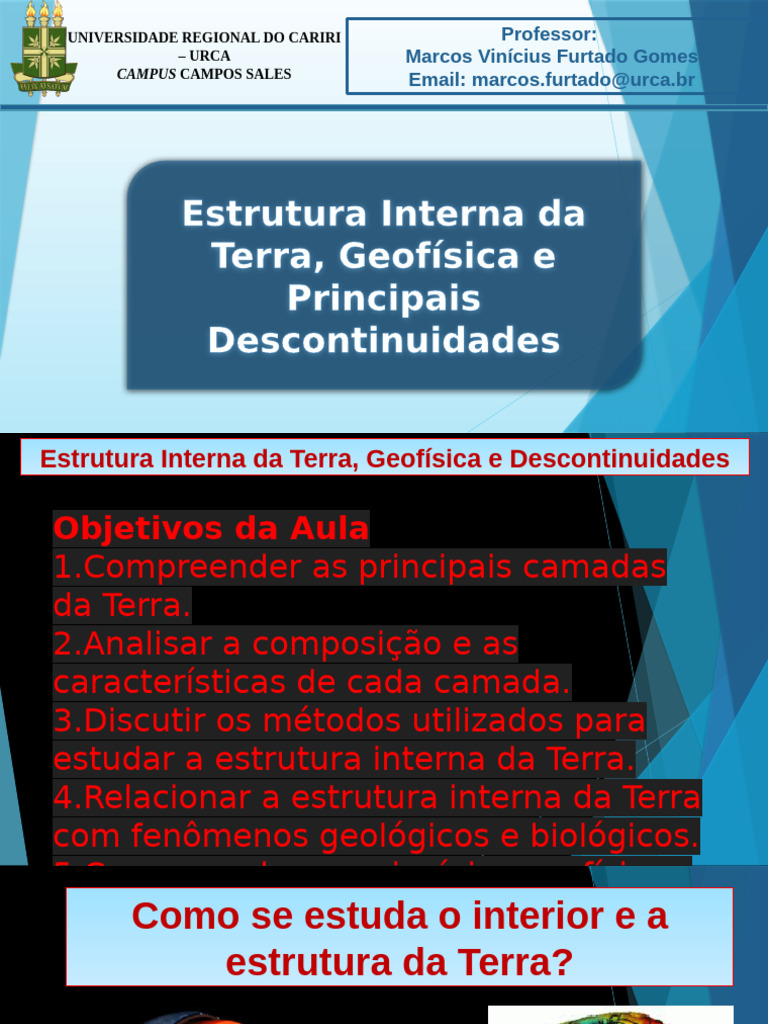 2 Aula - Estrutura Da Terra | PDF | Terra | Meteorito