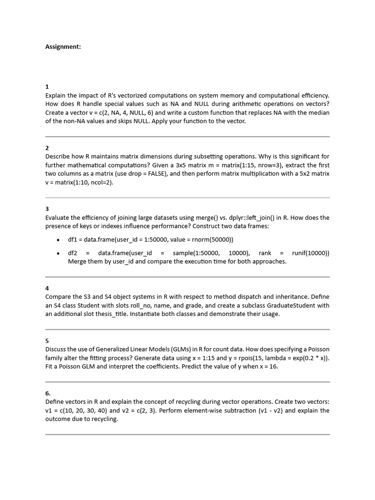 Assignment_TEE | PDF | Matrix (Mathematics) | Linear Regression