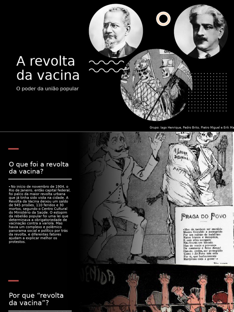 A Revolta Da Vacina | PDF | Vacinas