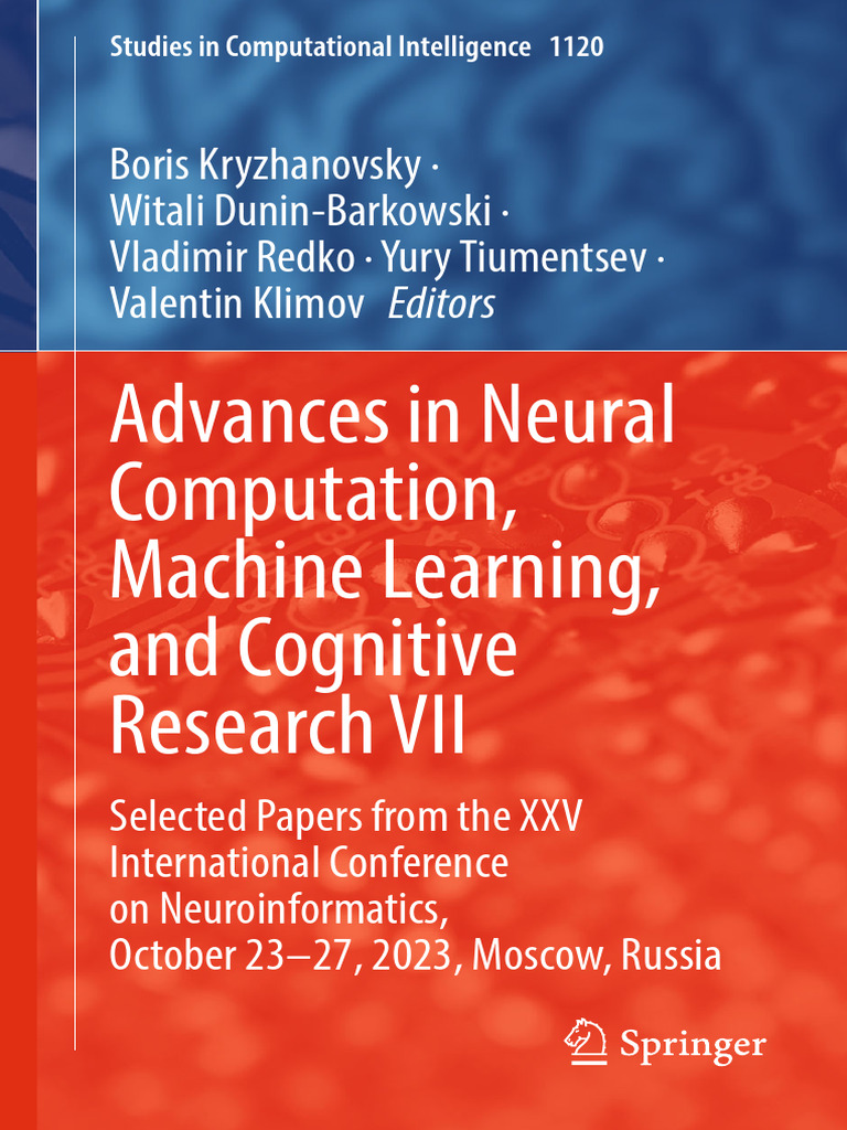 Advances in Neural Computation, Machine Learning, and Cognitive ...