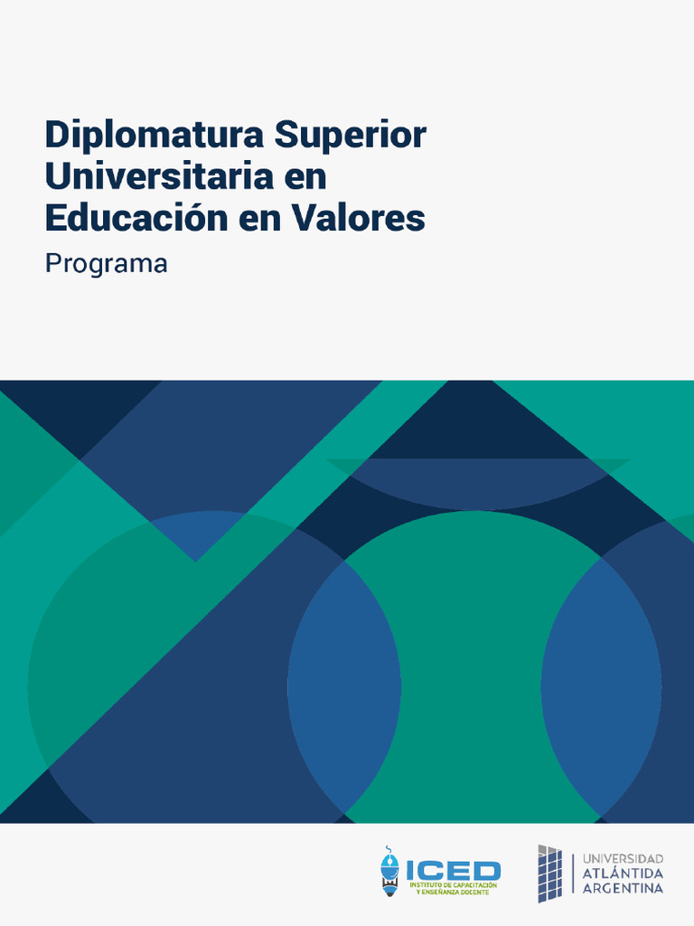 Programa Educación en Valores | PDF | Evaluación | Moralidad