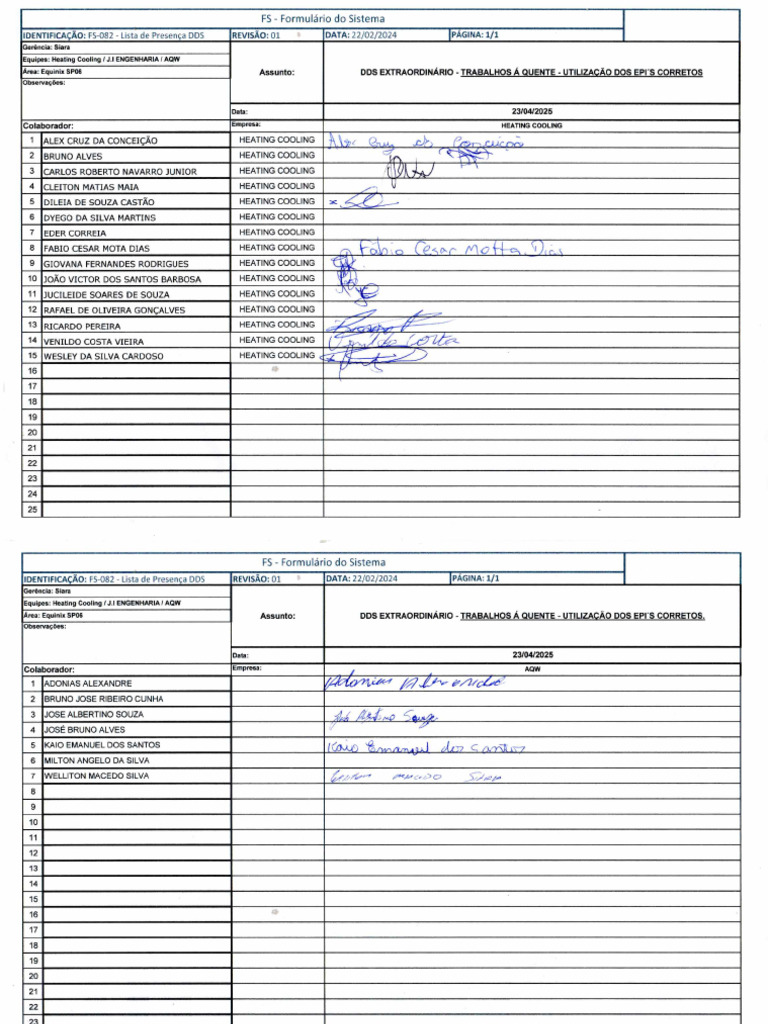 DDs Extraordinario - Trabalhos Á Quente - Uso Correto Dos EPI S | PDF