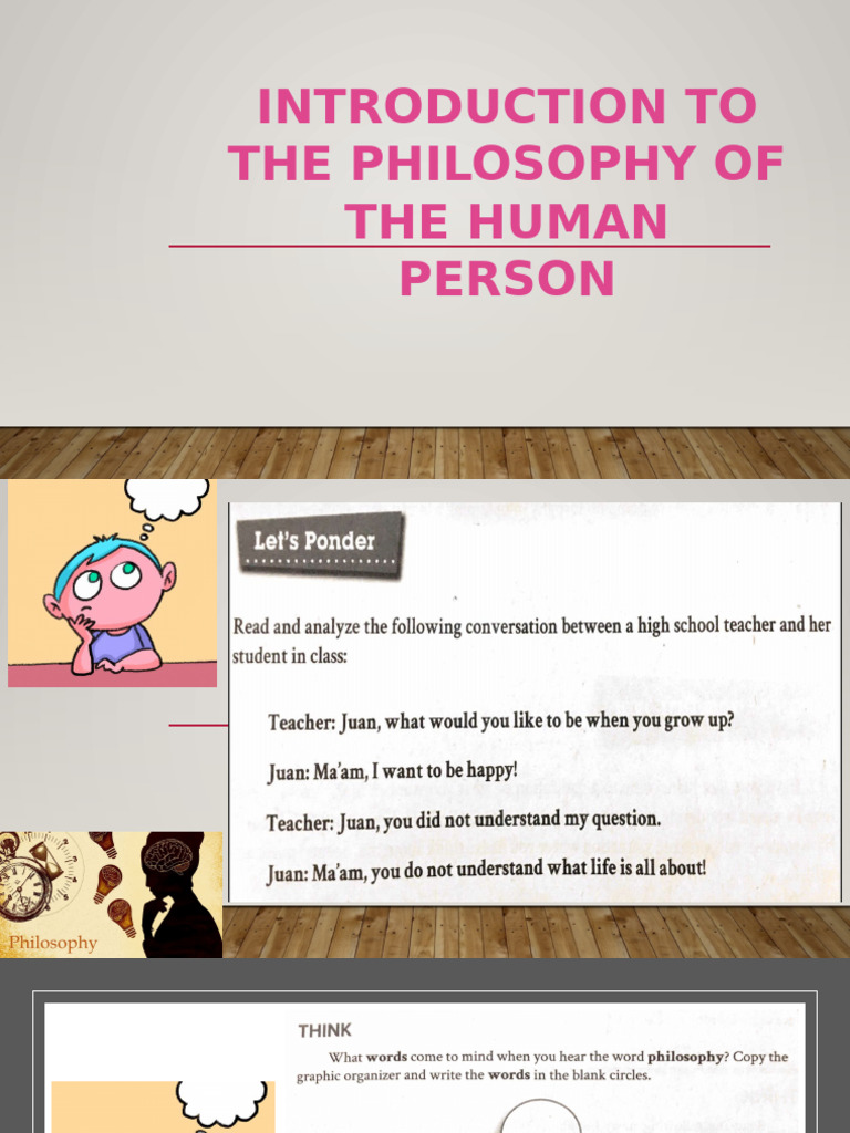 Understanding Human Philosophy Basics | PDF | Idea | Thought