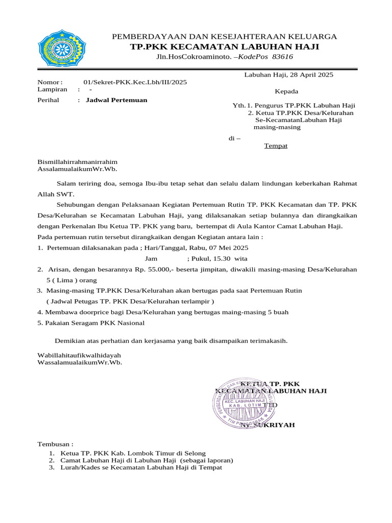 Jadwal Pertemuan | PDF