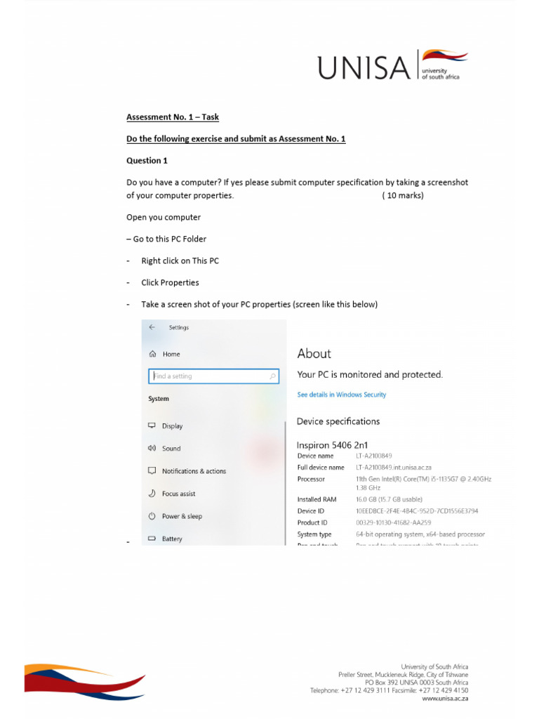 Assignment 1 ECD1501_2025 | PDF