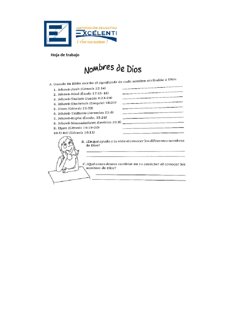 Hoja de trabajo - 10mo grado | PDF