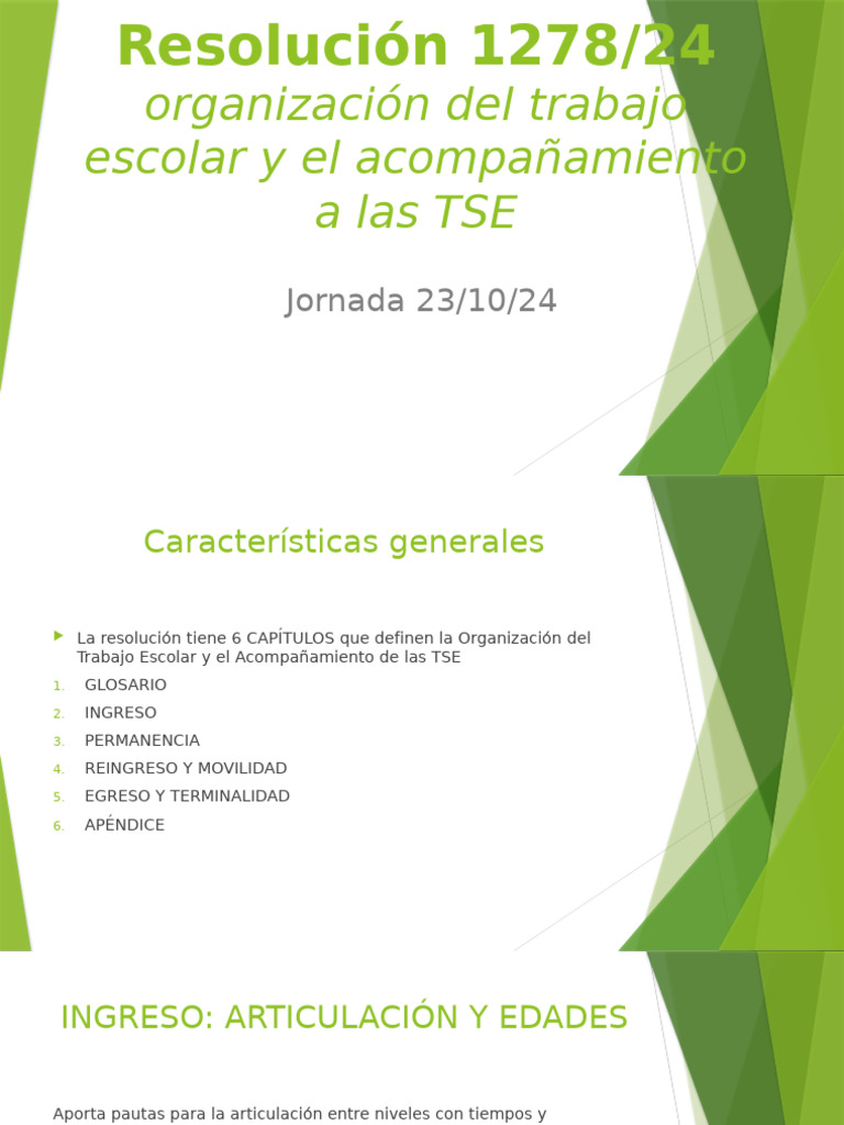 Resolución 1278 | PDF | Enseñando | Aprendizaje