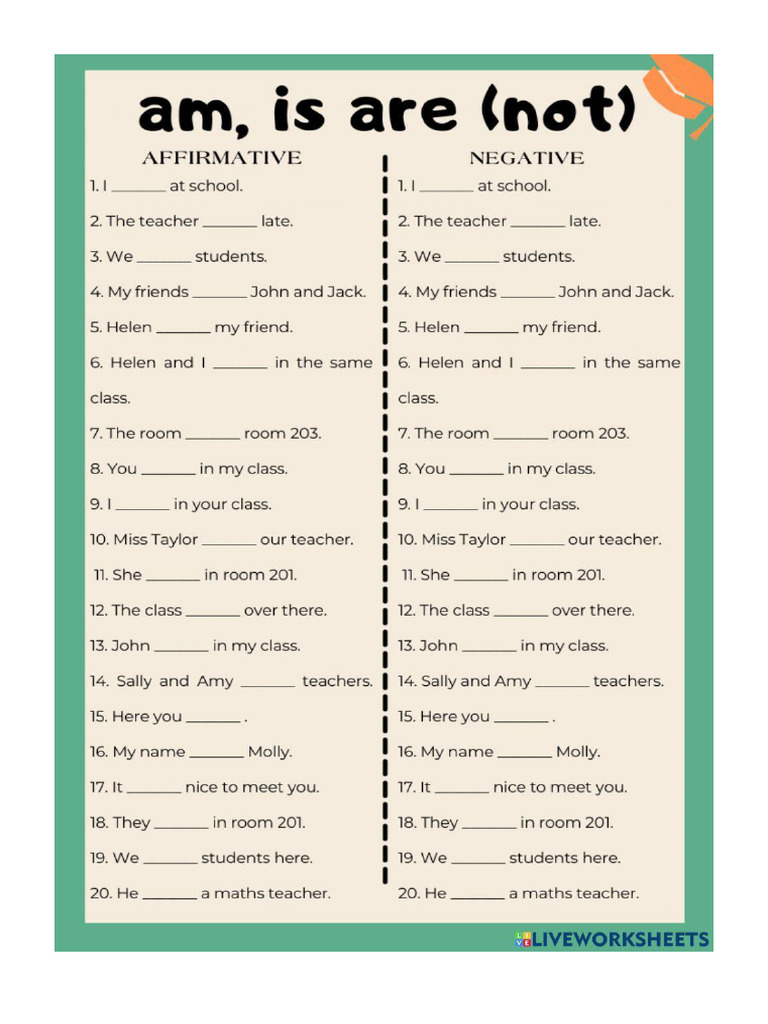 Verb To Be | PDF