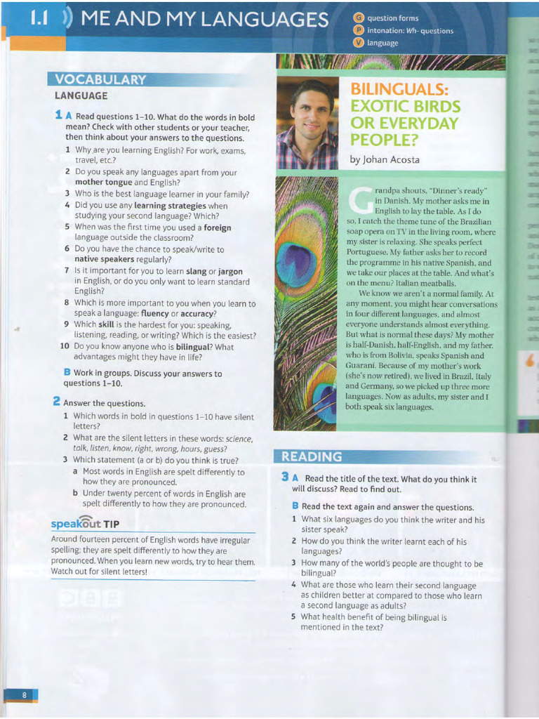 Speakout 2ed Intermediate SB-8-13 | PDF