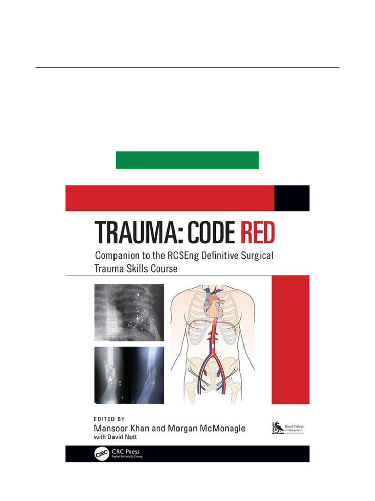 Trauma Code Red Companion To The RCSEng Definitive Surgical Trauma ...